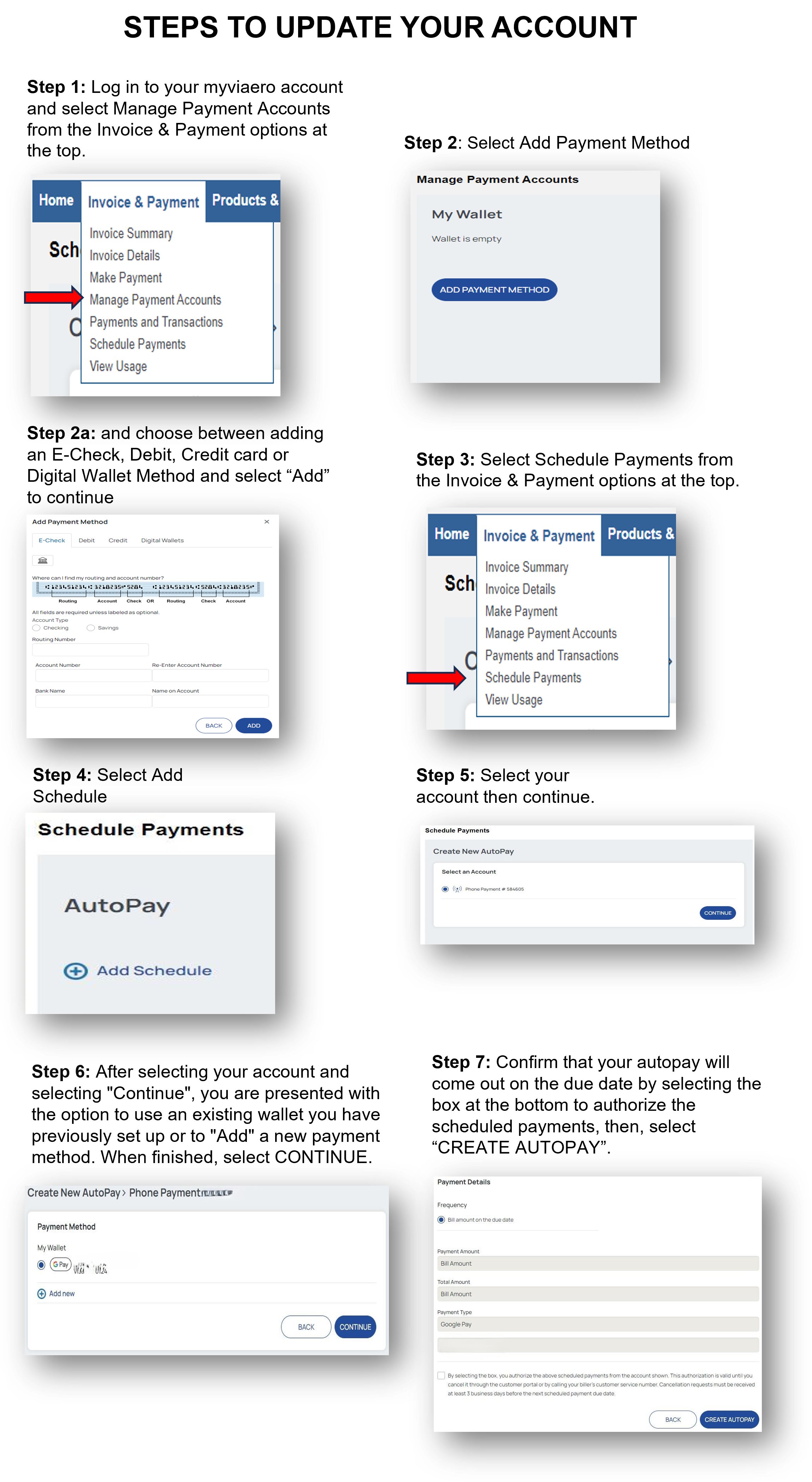 New Ways to Pay Oct 2nd